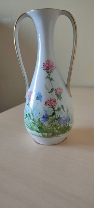 vaso ceramica dipinta a mano