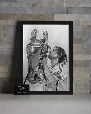 Disegno di Paolo Maldini 30x40