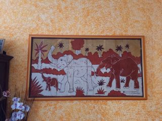 Quadro di arte africana ghanese