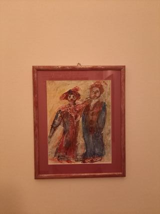 Quadro di artista abruzzese con cornice inclusa