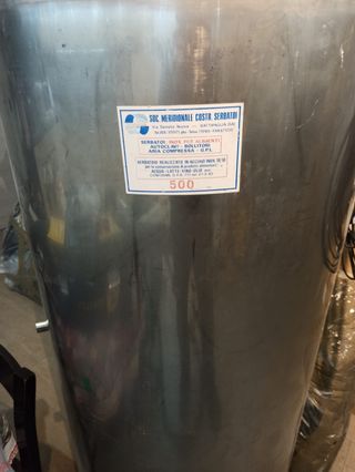 cisterna acciaio inox