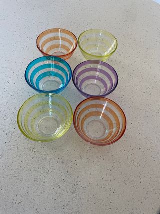 6 Ciotoline da macedonia gelato frutta