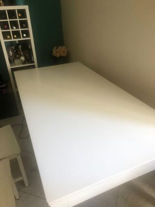 EKEDALEN Tavolo allungabile, bianco180/240x90 cm
