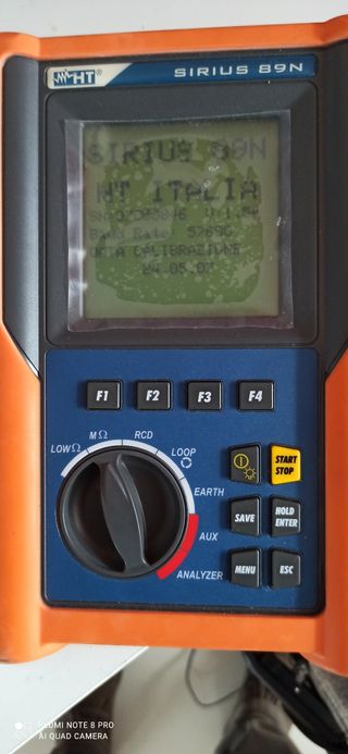 Strumento verifica impianti Elettrici