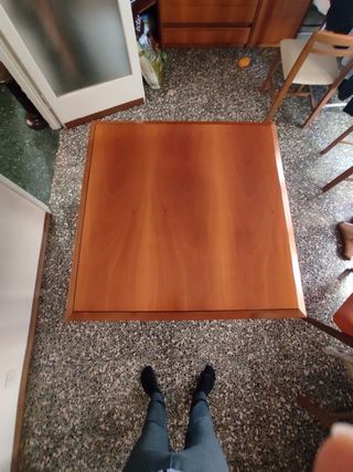 tavolo in legno lucido+4sedie