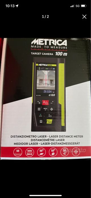 Metro laser metrica c100