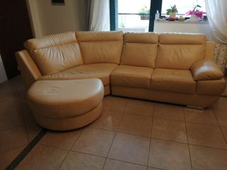 divano in vera pelle 