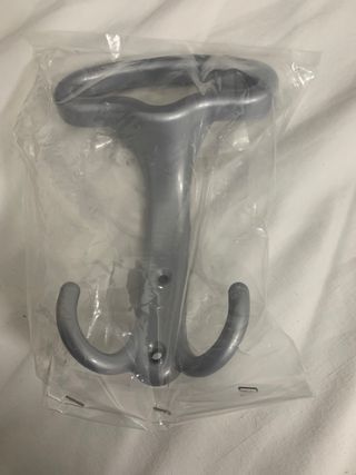 Appendino metallo vernice argento satinato +viti