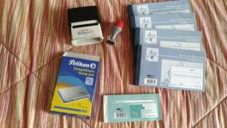 RICEVUTE+TIMBRI+INCHIOSTRO PER ASSOCIAZIONI/FESTE