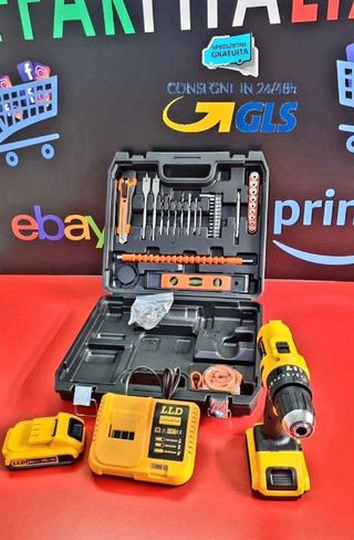 🌸   TRAPANO 24V LLD  AVVITATORE + DUE BATTERIE