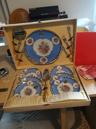Set Dessert Copie di Limoges D'ancien