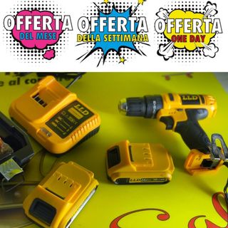 💣Offerta bomba💣
TRAPANO AVVITATORE 24v LLD con D