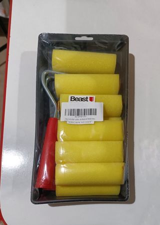 Set pittura con rulli e vaschetta per colore