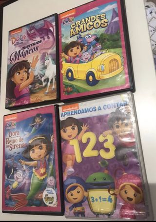 4 dvds Dora La Exploradora de segunda mano por 5 EUR en Cartagena en ...