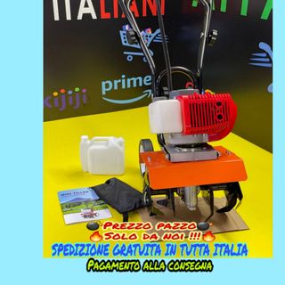 Motozappa a benzina compatto 65cc e 3,7CV larghezz