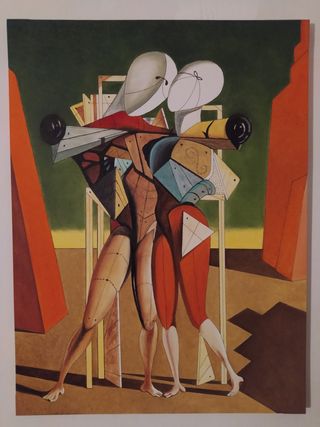 cuadro pintado a mano reproduccion 80*60 oleo