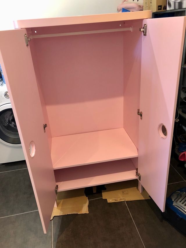 Armario Rosa Ikea Busunge De Segunda Mano Por 35 Eur En Los Tomillares