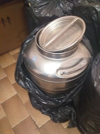 contenitori olio o altro uso acciaio inox 50 lt