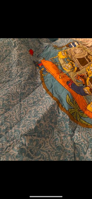 Piumino leggero letto dei Simpsons 