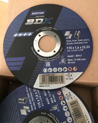 Dischi da taglio Norton 25 pezzi