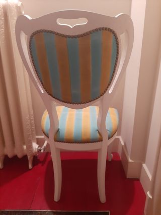 sedia rivestita tessuti Lisa Corti