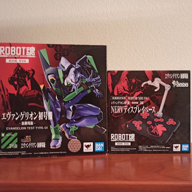 Evangelion The Robot Spirits Side Eva + Base Nerv de segunda mano por ...
