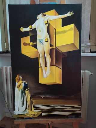 cuadro hecho a mano Salvador Dalì