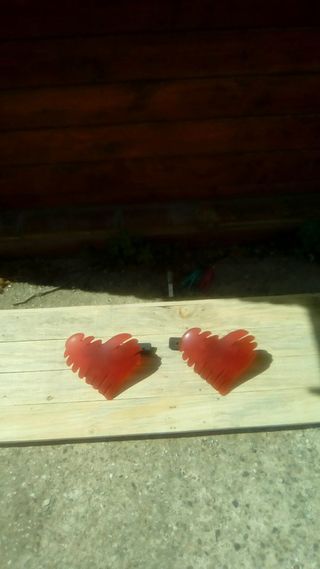 Maniglia cuore doppia per porta