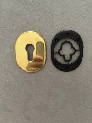 Mostrina per serratura europea ottone 