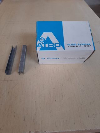 Punti metallici per chiodatrici