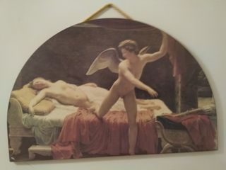 cornice quadro legno vintage da muro