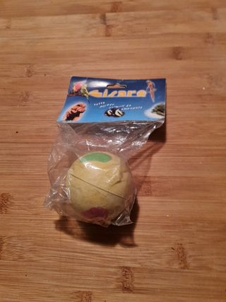 palla per cani in gomma dura diametro 6 cm