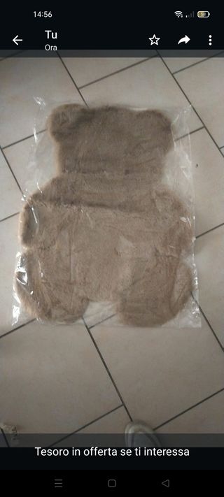 tappeto forma orso
