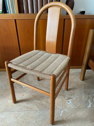 Sedie in legno di noce per Tisettanta