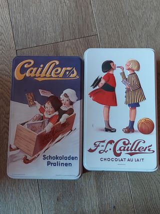 2 scatole latta da collezione 