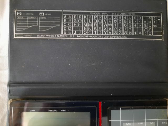 CASIO PF8000 Calculadora de banco de datos, VINTA de segunda mano por ...
