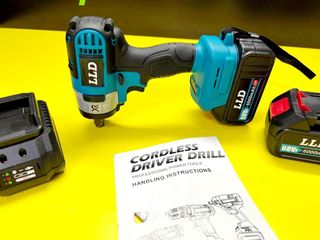 TRAPANO AVVITATORE AD IMPULSI 68V DOPPIA BATTERIA