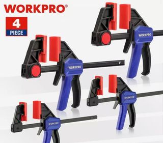 WORKPRO Set di morsetti per barra