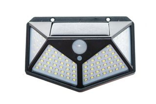 4 Applique da esterno con pannello solare 100 led