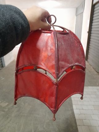 Lampadario Rosso