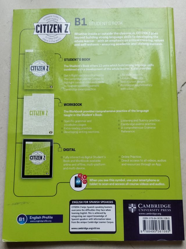 Citizen Z B1 Student\'s Book+ Workbook de segunda mano por 15 EUR en ...