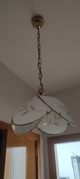 Lampadario in vetro