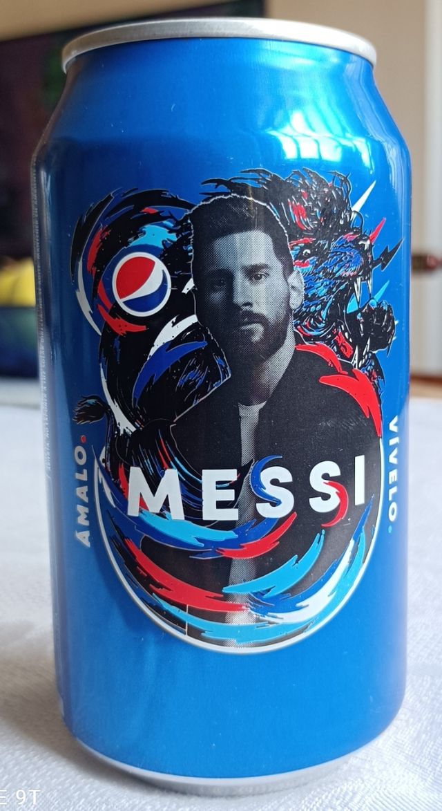 Lata de refrigerante Pepsi “MESSI” em segunda mão durante 40 EUR em ...