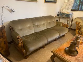 Divano/due poltrone antichi