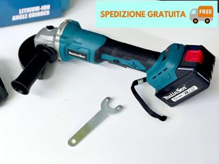 #SMERIGLIATRICE ANGOLARE A DOPPIA BATTERIA LITIO 7