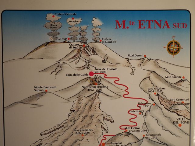 Póster turístico monte volcán Etna Sicilia de segunda mano por 5 EUR en ...