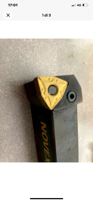 Porta inserti utensili tornio tornitura NOVEX