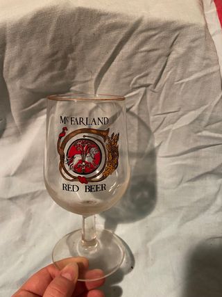Bicchieri Mc Farland red beer