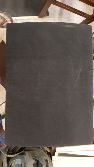 gomma per tacchi nera 6 mm