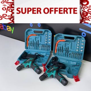 😱Pazzesco 80€😱
2 Avvitatore Trapani a batteria a
